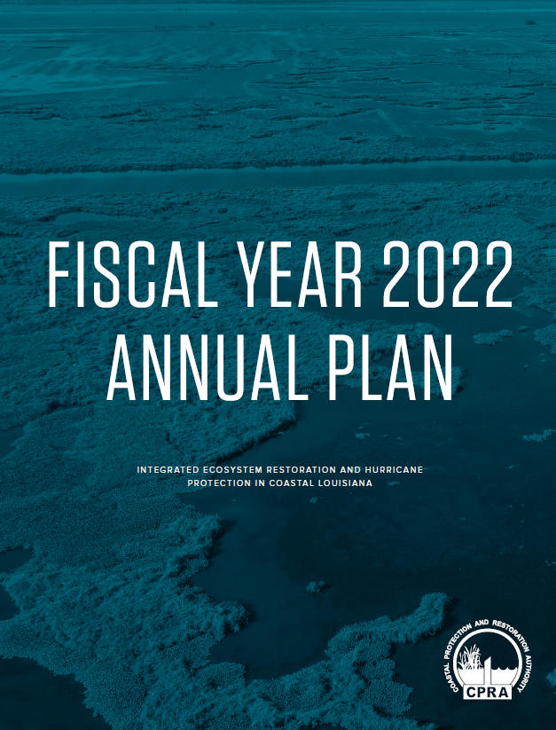Fiscal Year Annual Plan | A Community Guide to Coastal Restoration