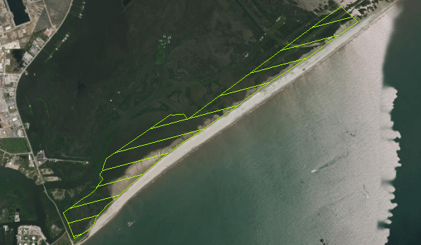 CPRA Caminada headlands back barrier marsh restoration project outline ...