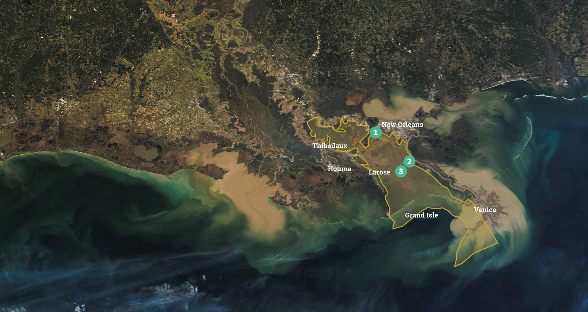 Map - Barataria Basin - Restore the Mississippi River Delta