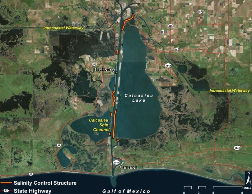Calcasieu Ship Channel Satellite - Restore the Mississippi River Delta