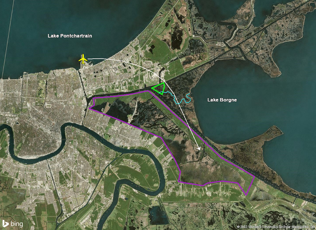 Flyover Map 1 - Restore the Mississippi River Delta