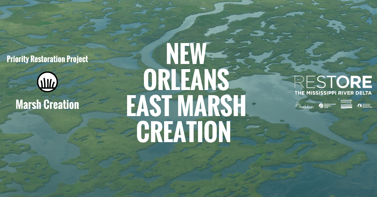 New Orleans East Marsh Creation | Coastal Restoration Project