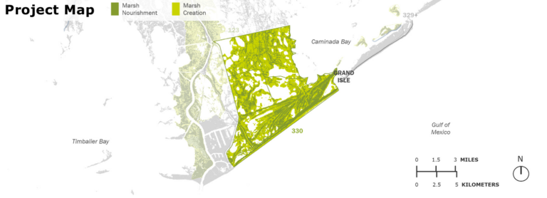 East Bayou Lafourche Marsh Creation | Coastal Restoration Project