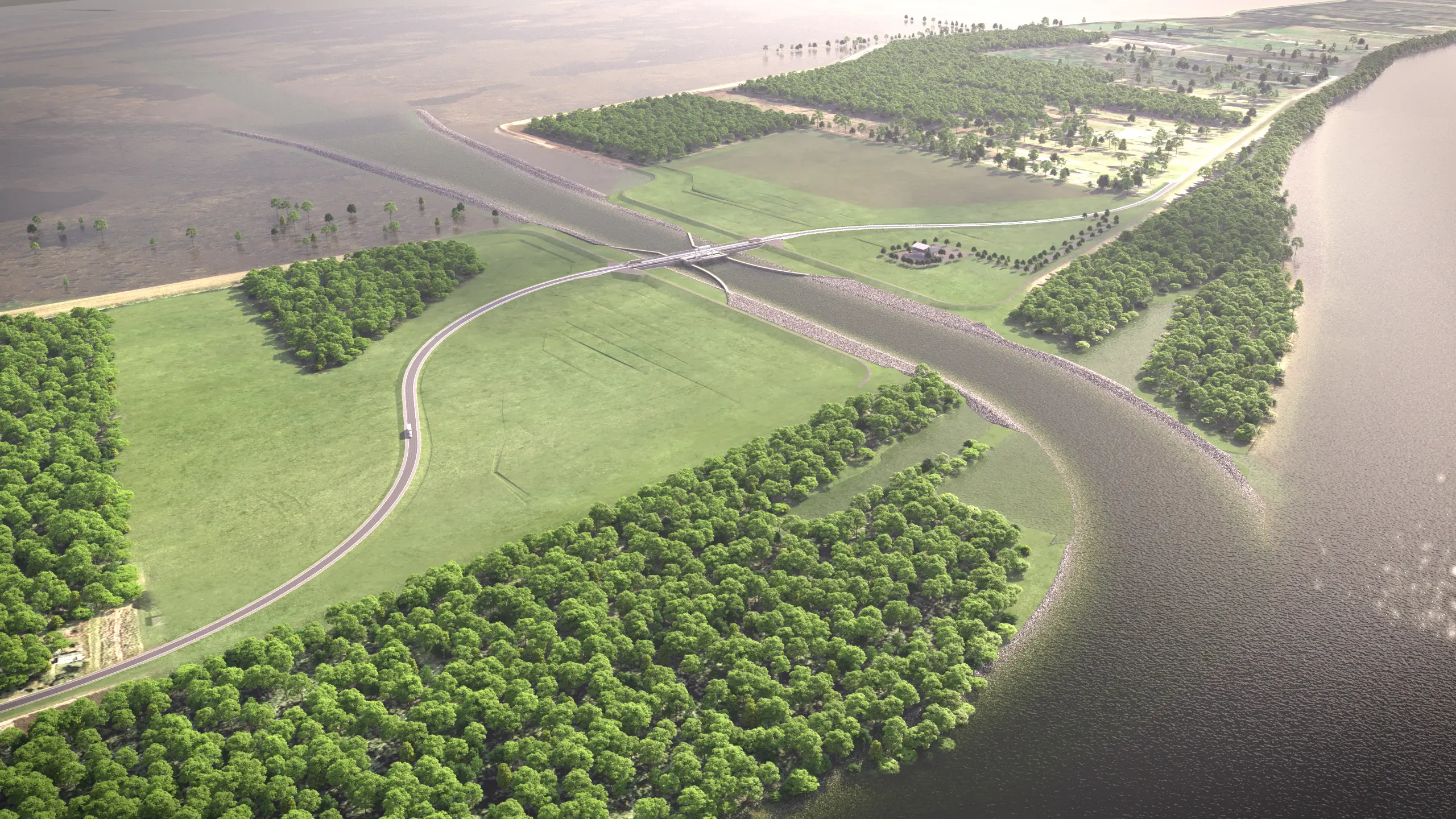 Mid-Breton Sediment Diversion | Coastal Restoration Project